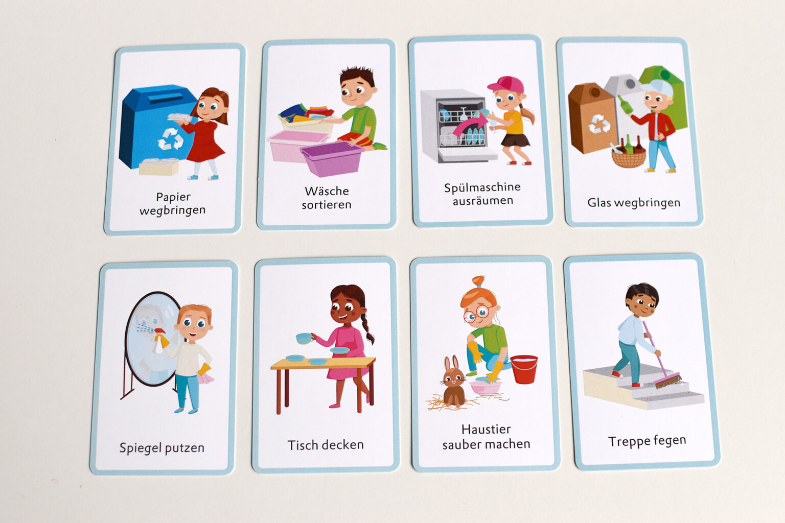 "Alle machen mit!": Familien Haushaltsplan | Kinder Wochenplan - Karten ...